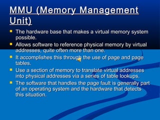 Virtual Memory ,Direct memory addressing and indirect memory addressing presentation | PPT