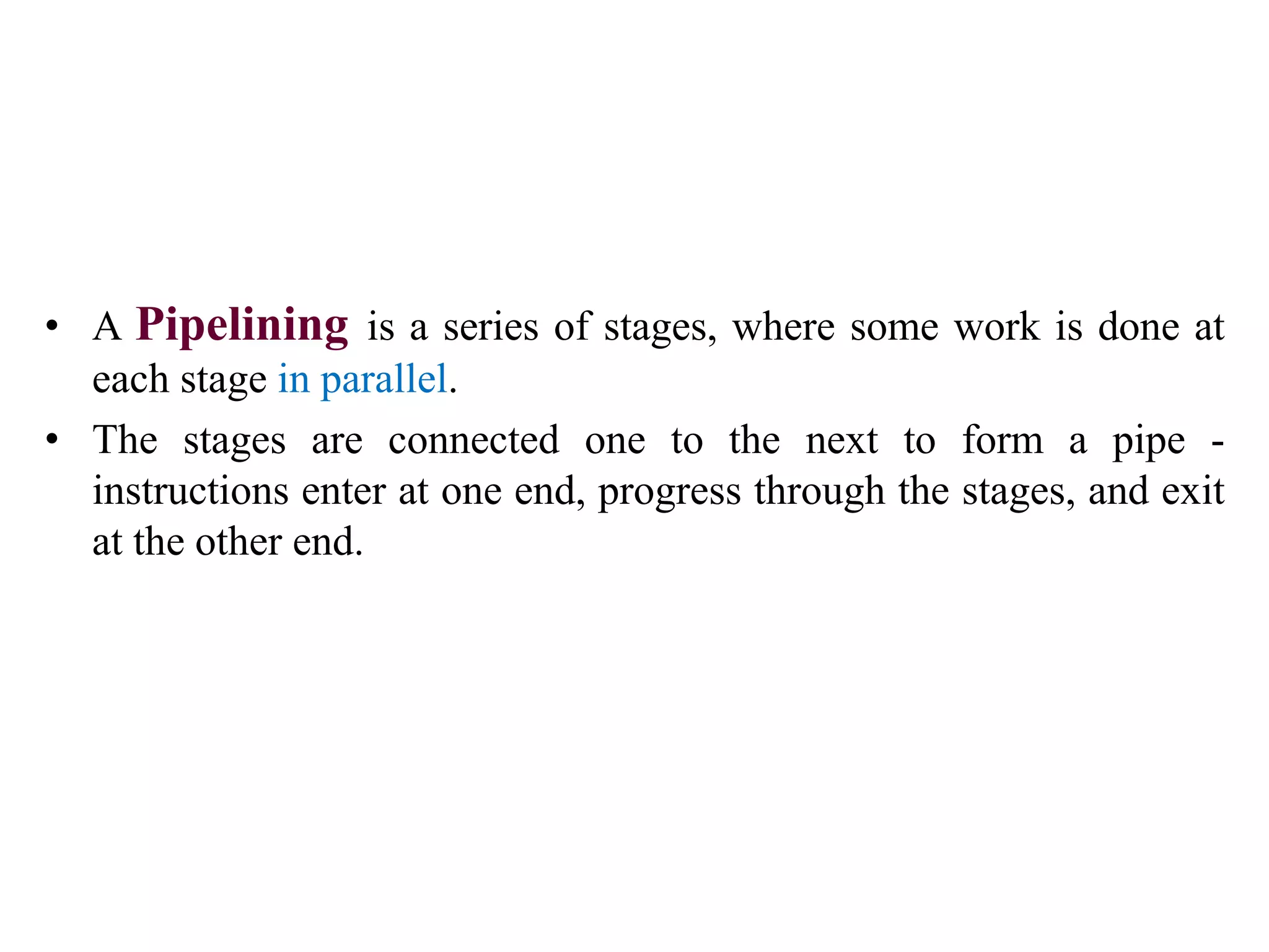 Instruction Pipeline Computer Architecture Pptx Computing