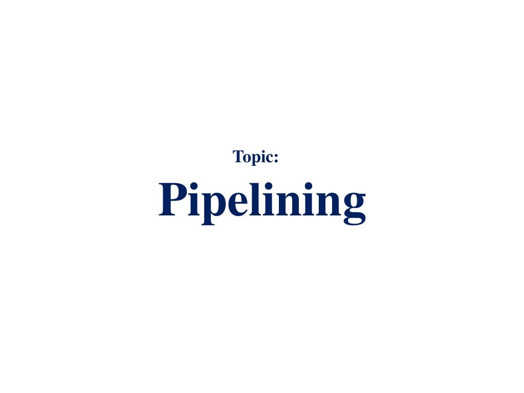 Instruction Pipeline Computer Architecture