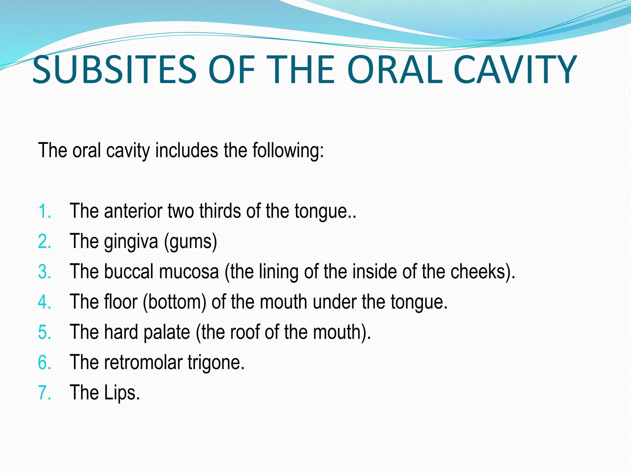 CARCINOMA OF THE ORAL CAVITY. Diagnosis and management.t | PPTX