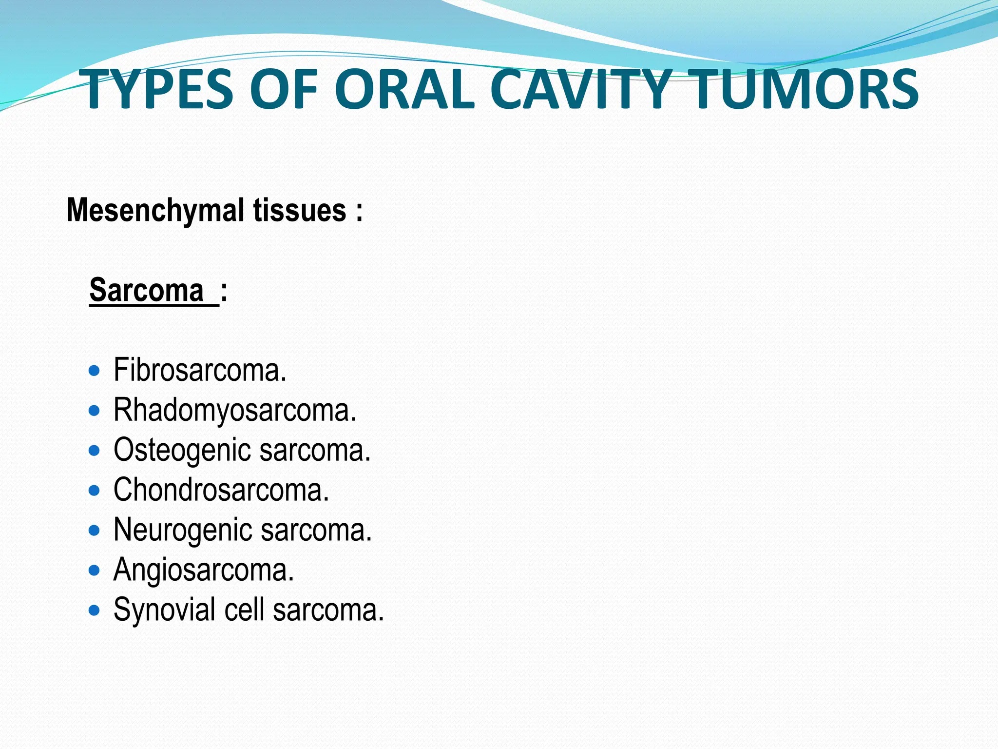 CARCINOMA OF THE ORAL CAVITY. Diagnosis and management.t | PPTX
