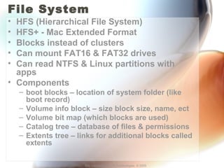 Computer Architecture - Software - Lesson 13 - Printers, Mac OS and ...
