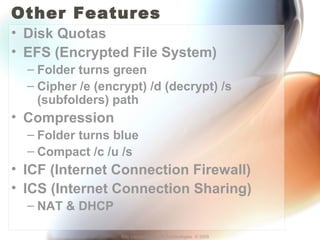 Computer Architecture - Software - Lesson 8 - Managing Windows XP - Eric Vanderburg | PPT ...