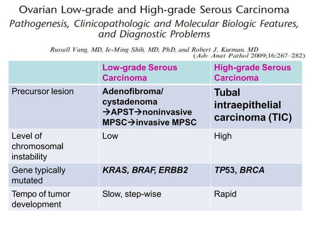 Ca ovary staging(AJCC 8th Edition& FIGO 2014) and classification | PPTX ...