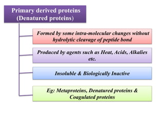 C-A&P 03 Classification and properties of proteins | PPTX