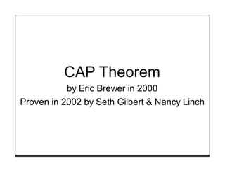 Cap Theorem | PDF