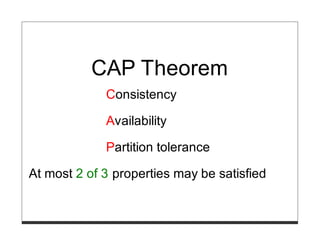 Cap Theorem | PDF