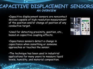 Capacitive Sensors | PPTX