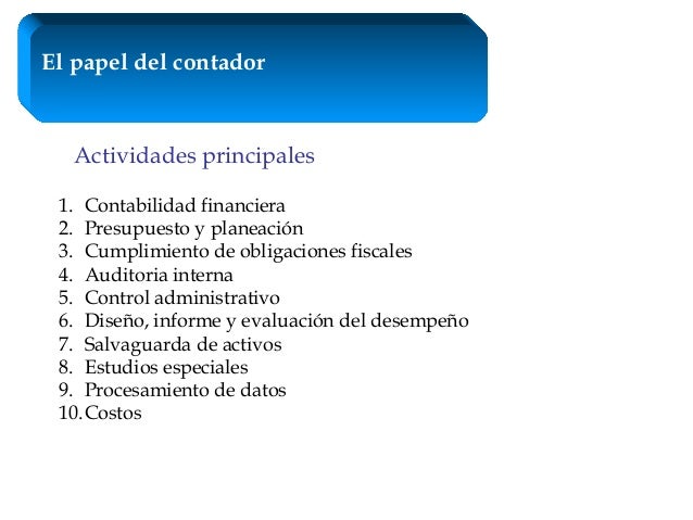 El Papel De La Informacion Contable