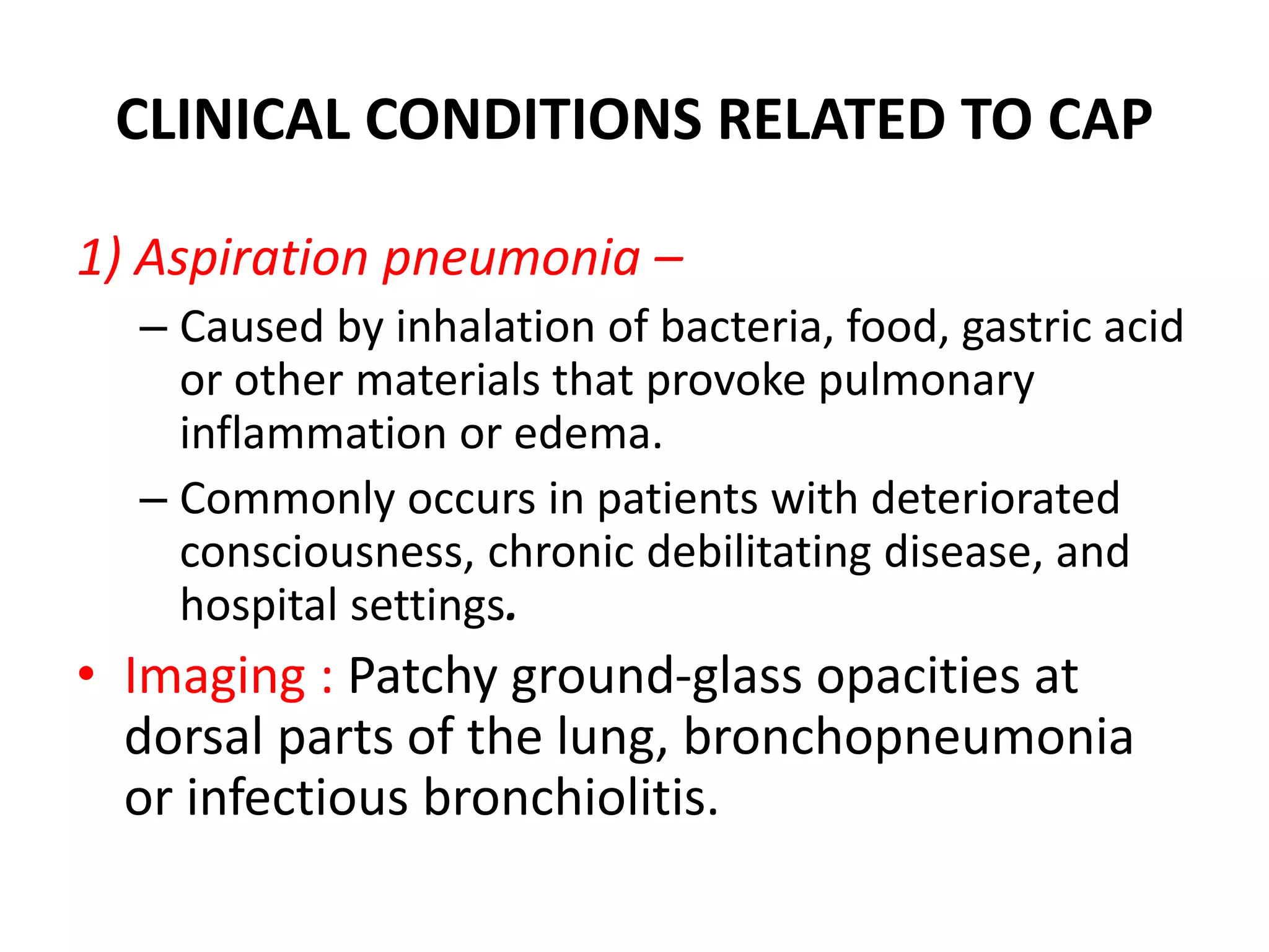 Community Acquired Pneumonia | PPTX