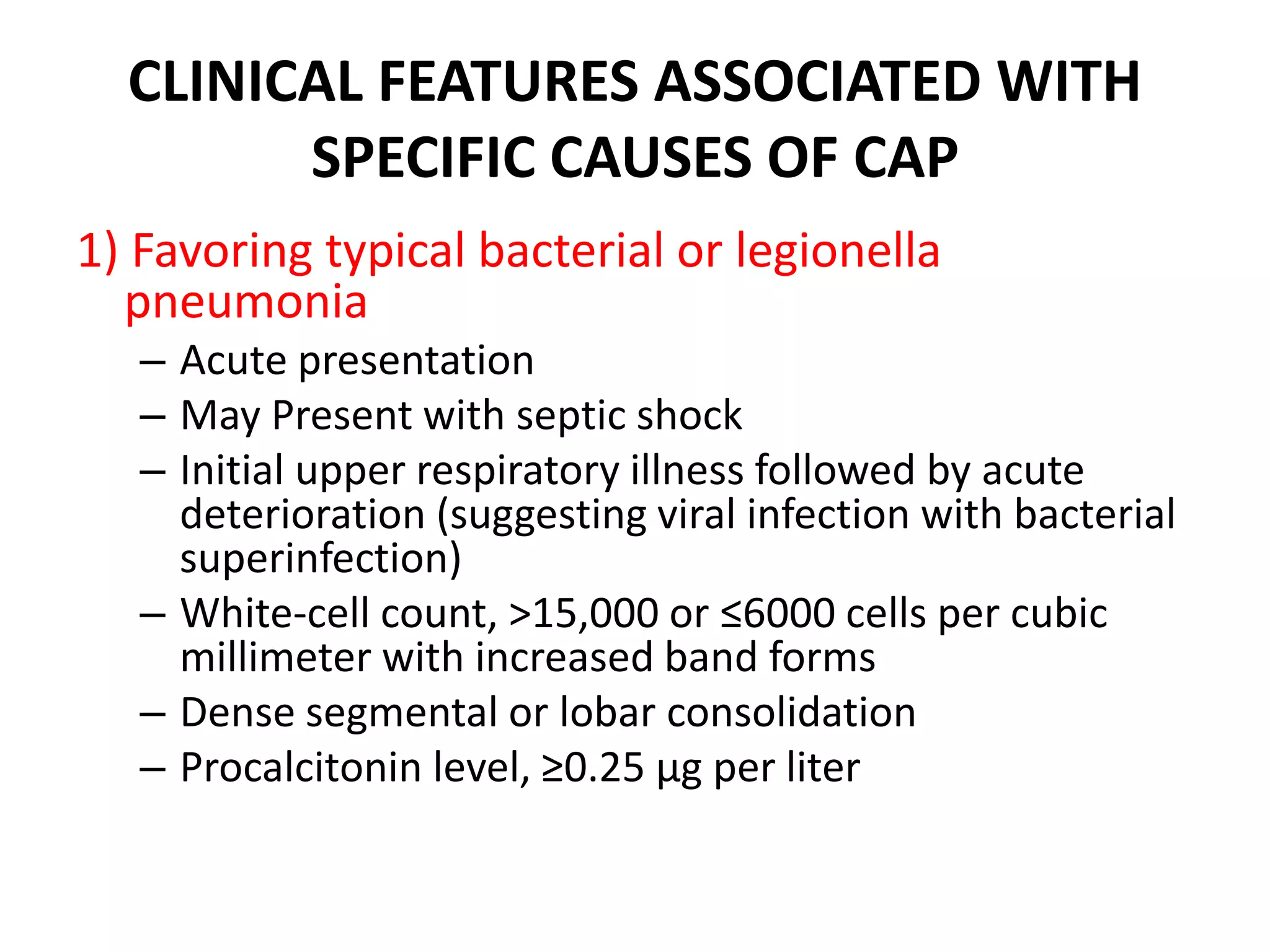 Community Acquired Pneumonia | PPTX