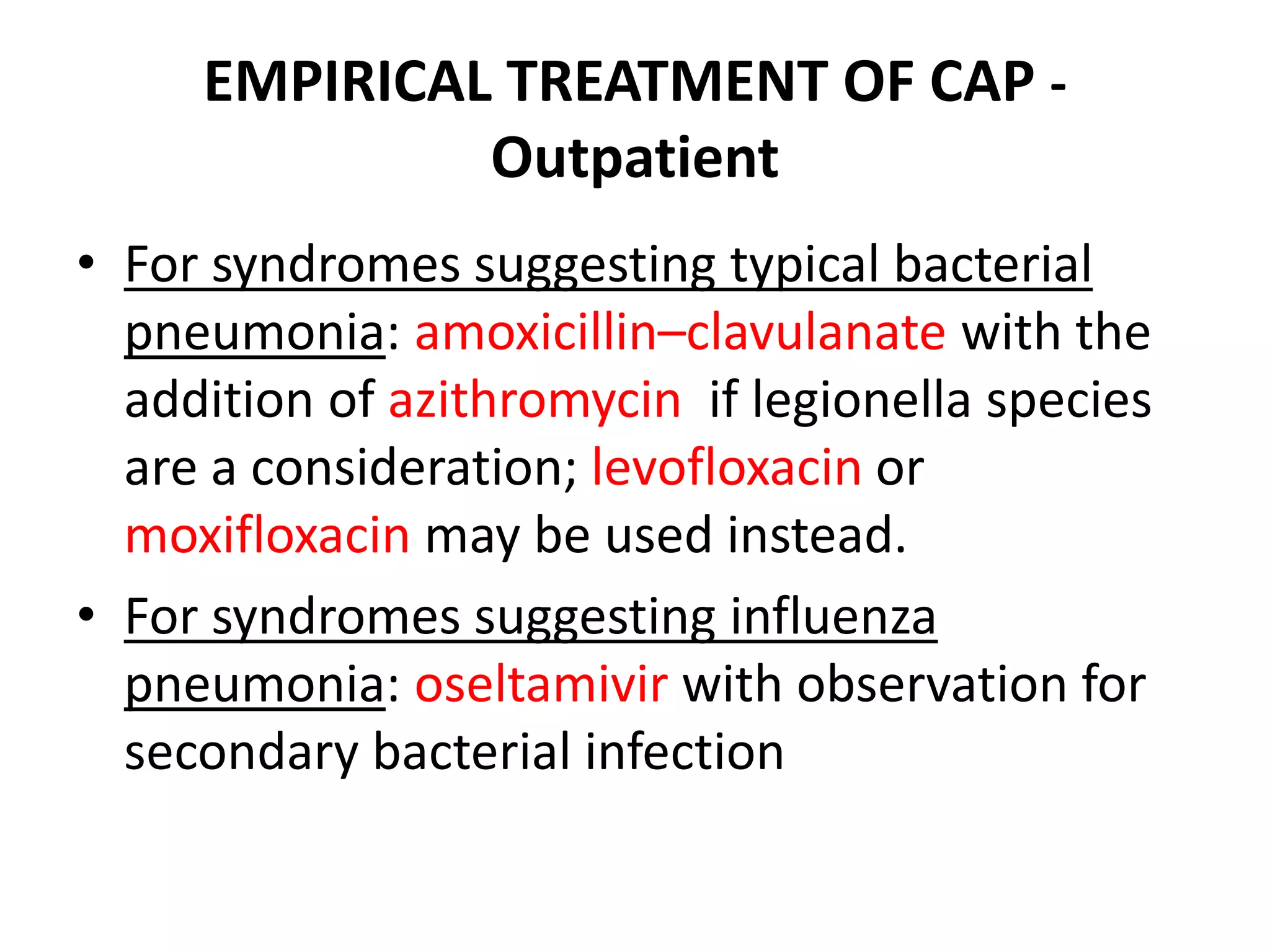 Community Acquired Pneumonia | PPTX