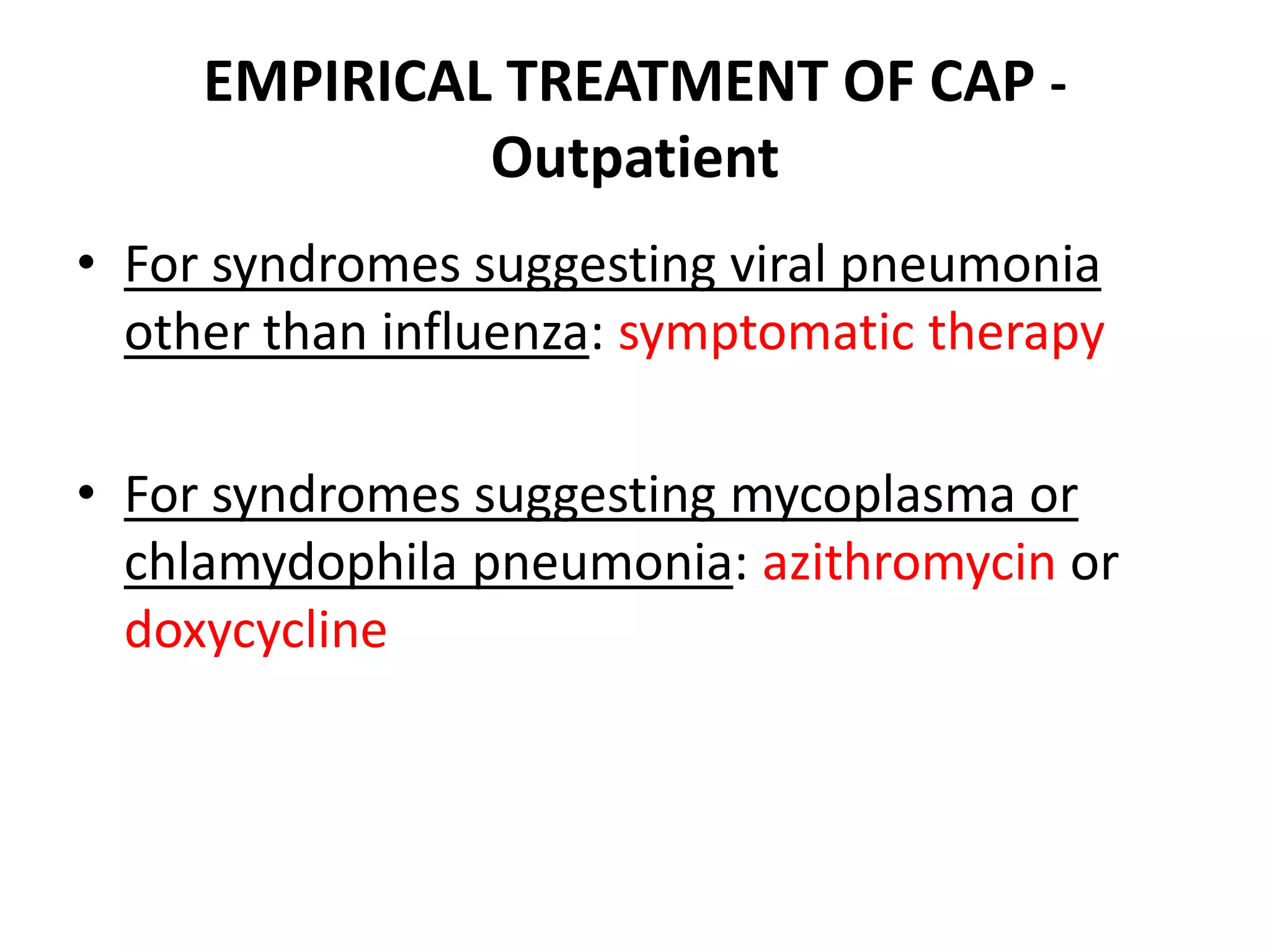 Community Acquired Pneumonia | PPTX