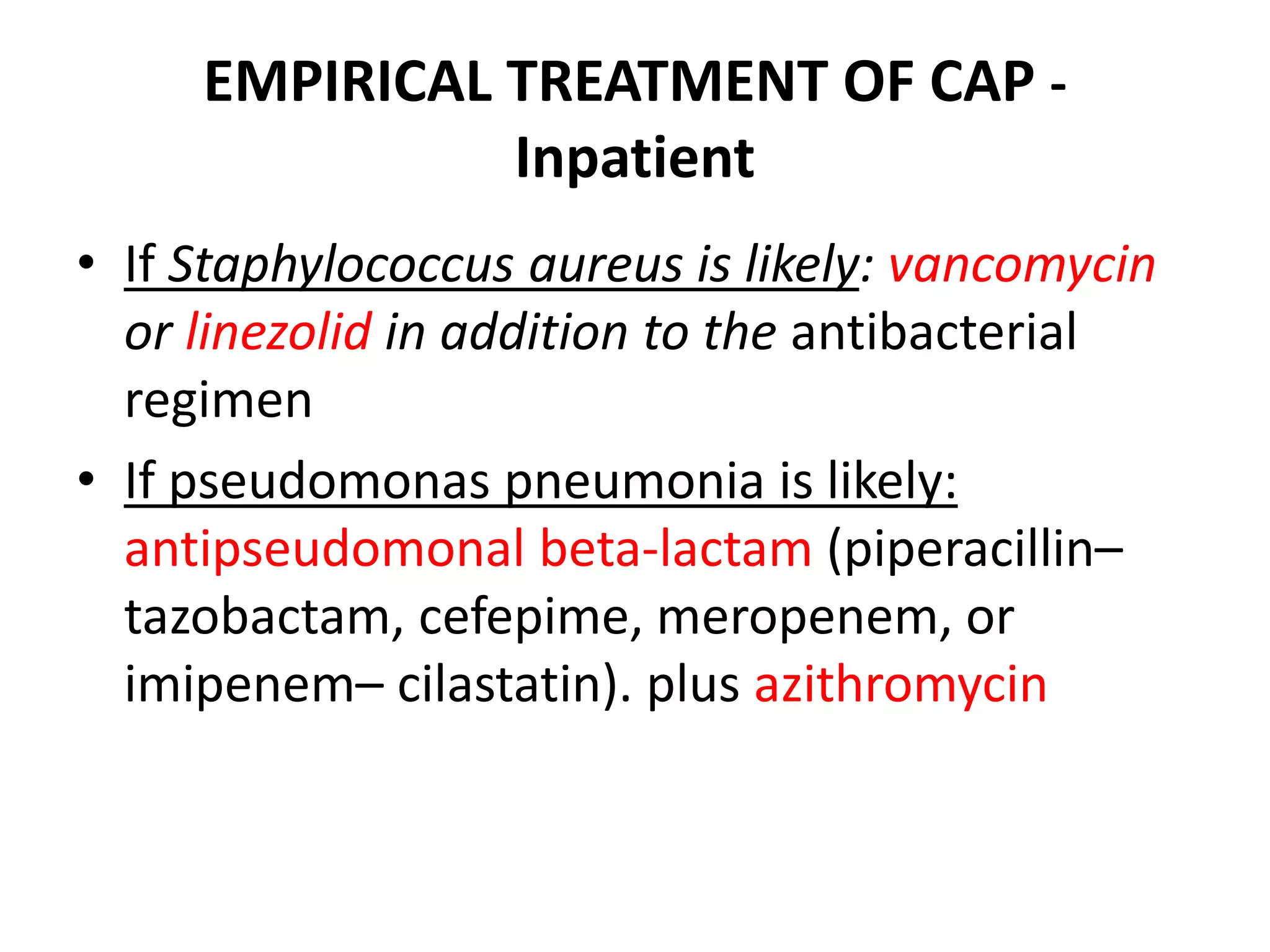 Community Acquired Pneumonia | PPTX