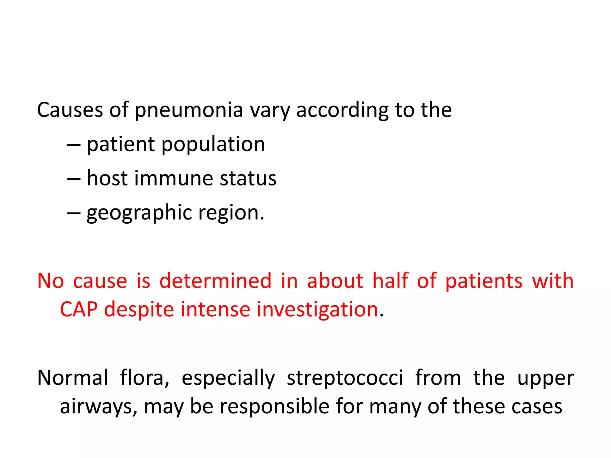 Community Acquired Pneumonia | PPTX
