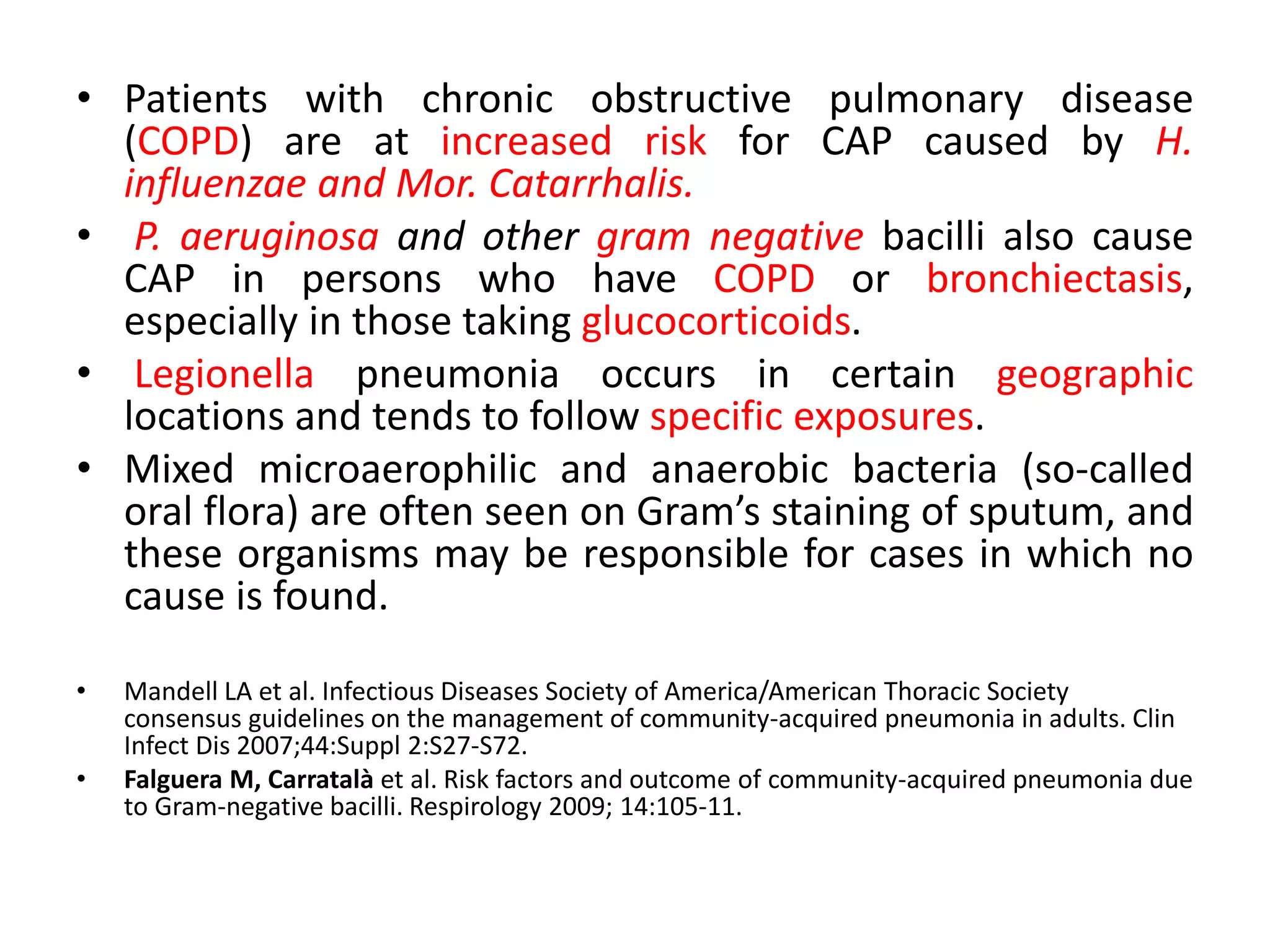 Community Acquired Pneumonia | PPTX