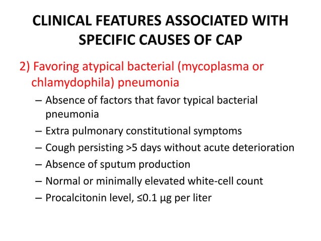 Community Acquired Pneumonia | PPT