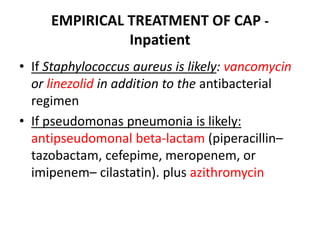 Community Acquired Pneumonia | PPTX
