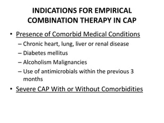Community Acquired Pneumonia | PPTX