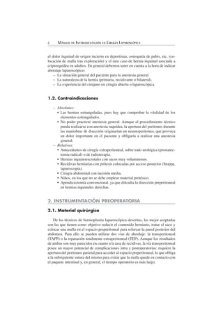 Hernia inguinal laparoscópica | PDF