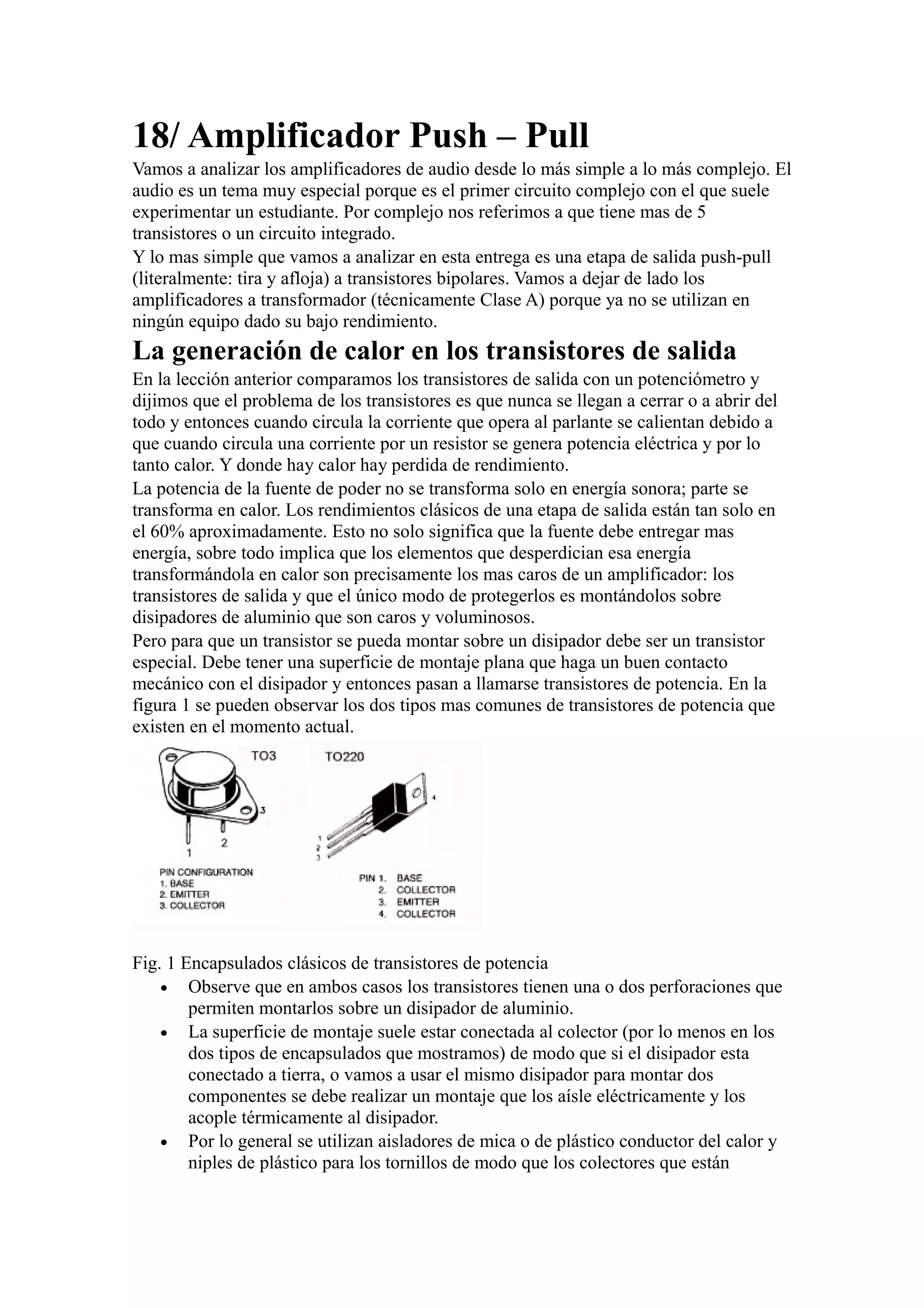 Amplificador Push - Pull | PDF
