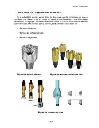 Cap. 10 barrenas | PDF