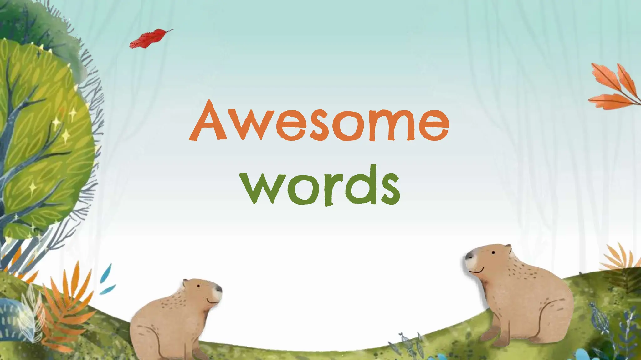 Capybaras ppt de explicacion de animales | PPT