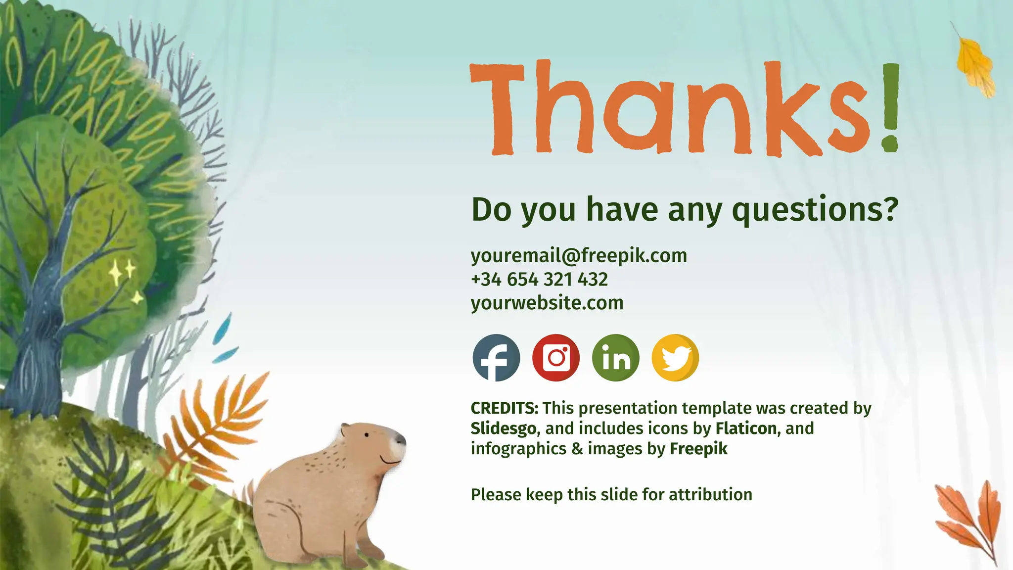 Capybaras ppt de explicacion de animales | PPT