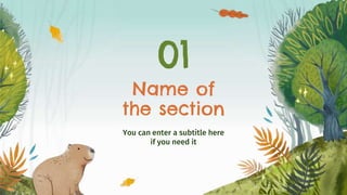 Capybaras ppt de explicacion de animales | PPT