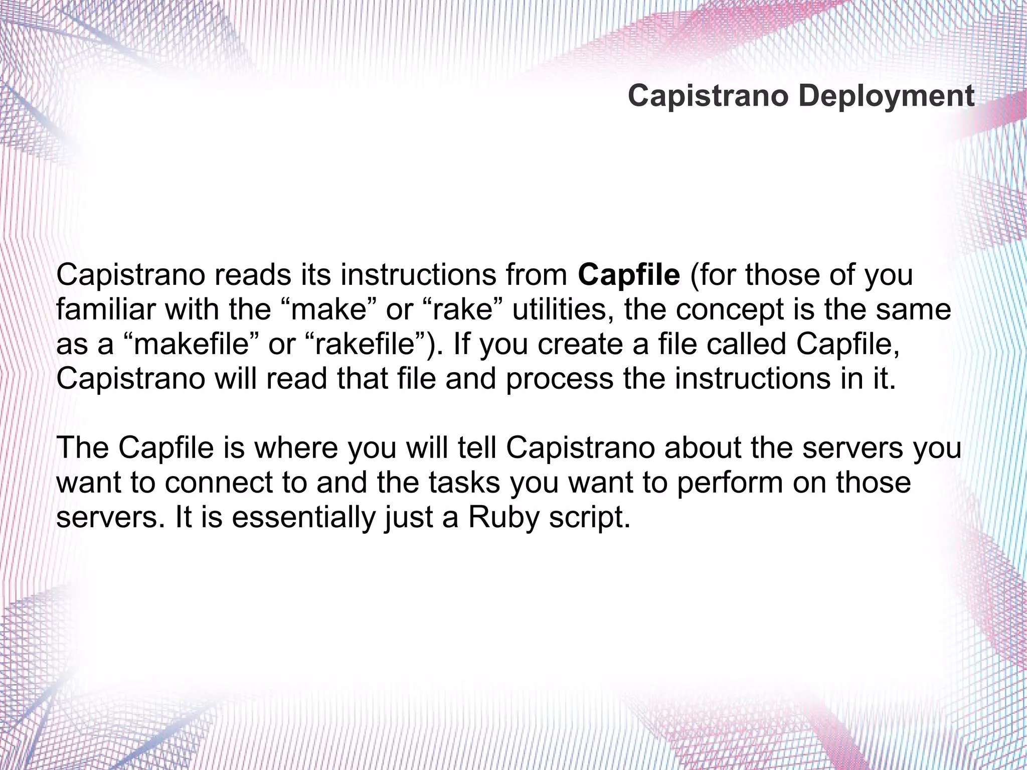 CAPISTRANO | PPT
