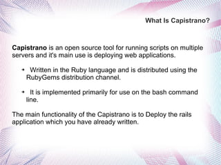 CAPISTRANO | PPT