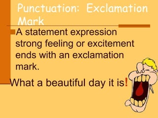 PUNCTUATION MARKS A TOPIC OF GRAMMAR FOR STUDENTS | PPT