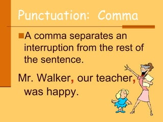 PUNCTUATION MARKS A TOPIC OF GRAMMAR FOR STUDENTS | PPT