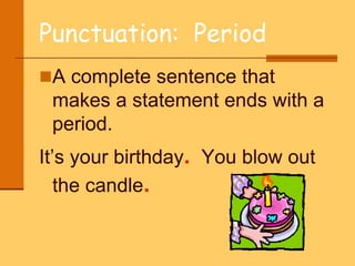 PUNCTUATION MARKS A TOPIC OF GRAMMAR FOR STUDENTS | PPT