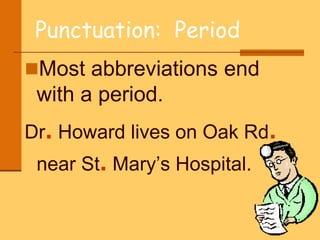 PUNCTUATION MARKS A TOPIC OF GRAMMAR FOR STUDENTS | PPT