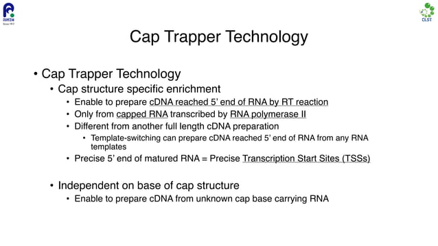 CAP Trapper Technologies and Applications, CAP Analysis of Gene ...