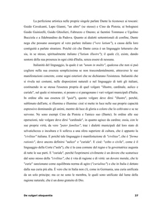 CAPITOLO 5 – IL DE VULGARI ELOQUENTIA | DOC