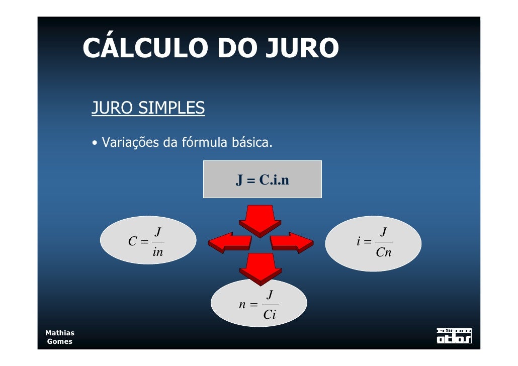Matemática Financeira - Juros Simples