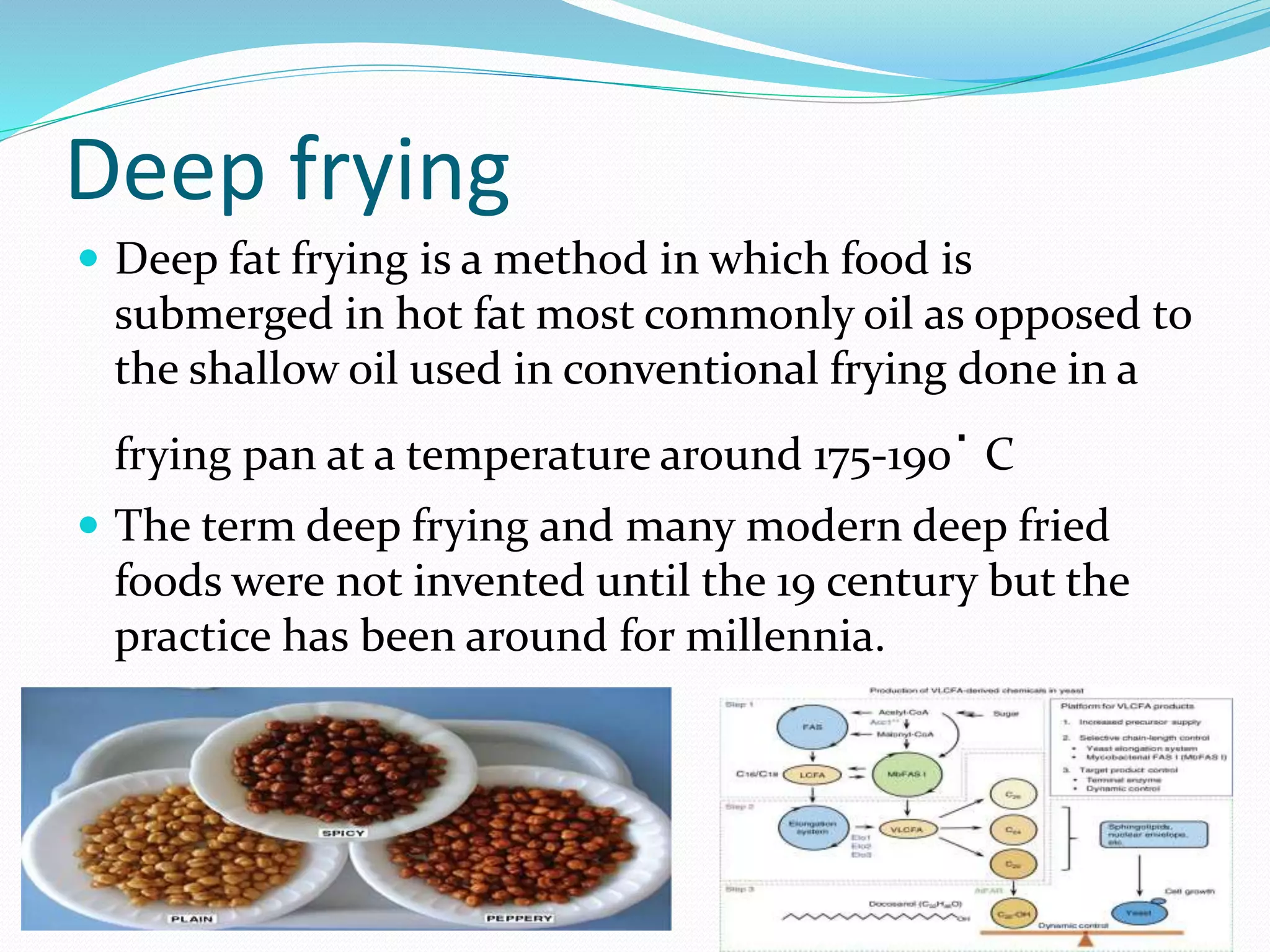 Thermal decomposition Crystallization and consistency Chemistry of fry ...