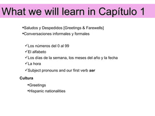 Cap1 Los Saludos | PPT | South America Travel | Travel Locations