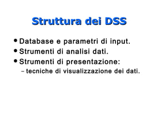 Decision Support System (DSS) per la Supply Chain | PPT