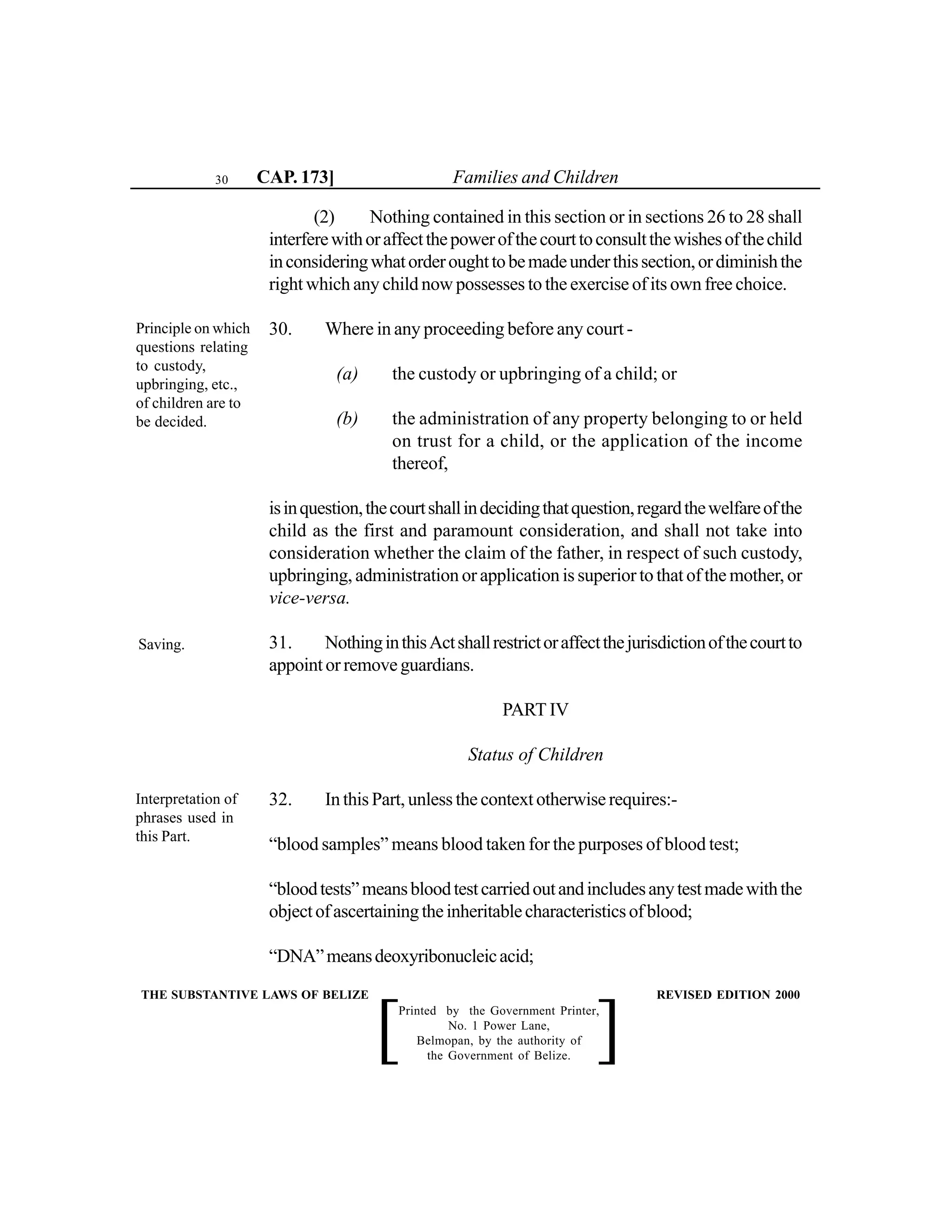 Families and Children Act - Cap173 | PDF