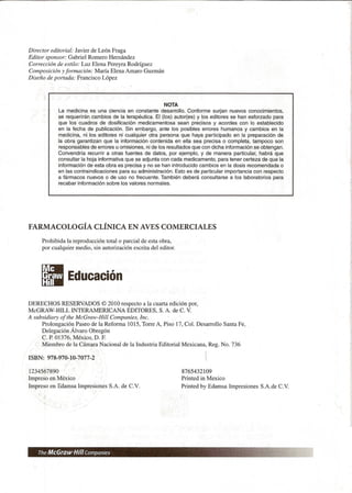 Cap 1 farmacocinetica en aves | PDF