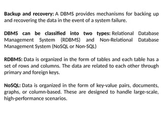 Basic of Database Management System(DBMS) | PPT