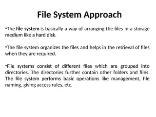 Basic of Database Management System(DBMS) | PPT