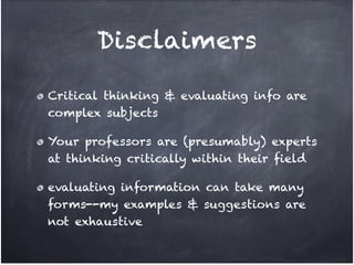 Cap 233 critical_thinking_evaluating_info | PDF