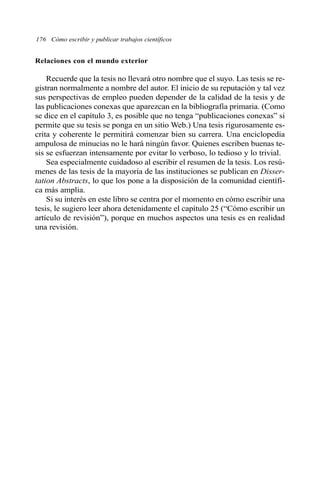 Cómo escribir una tesis | PDF