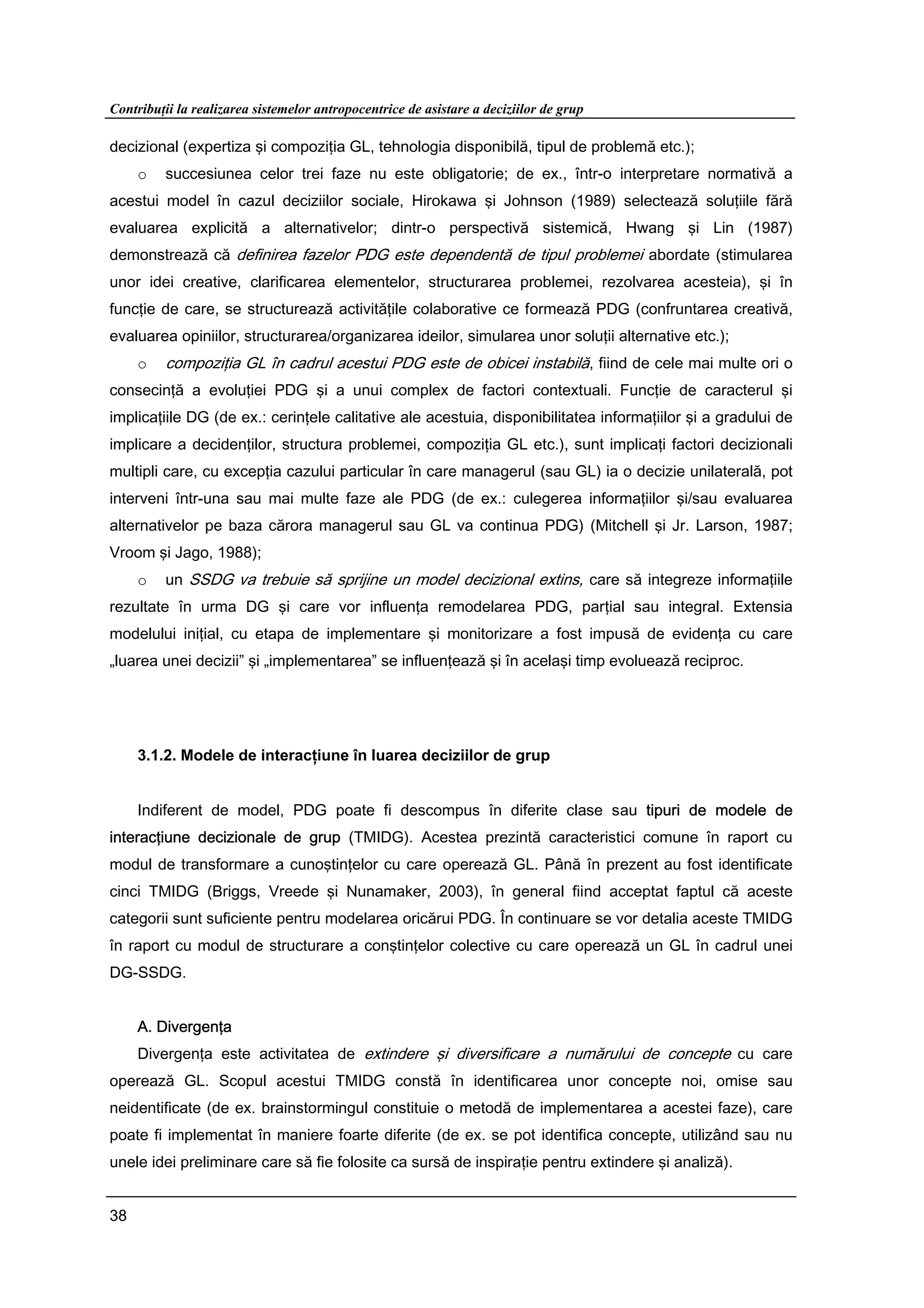 Cap 3 dinamica proceselor decizionale de grup | PDF
