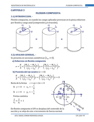 Cap 3 flexion compuesta