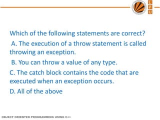 CAP444Unit6ExceptionHandling.pptx